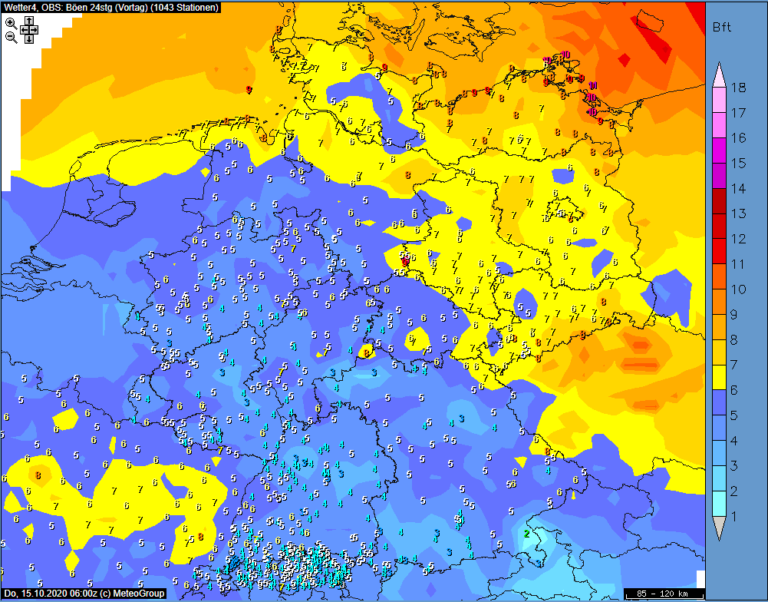 Hohe Regenmengen durch Vb-Wetterlage und Tief Gisela - MeteoIQ