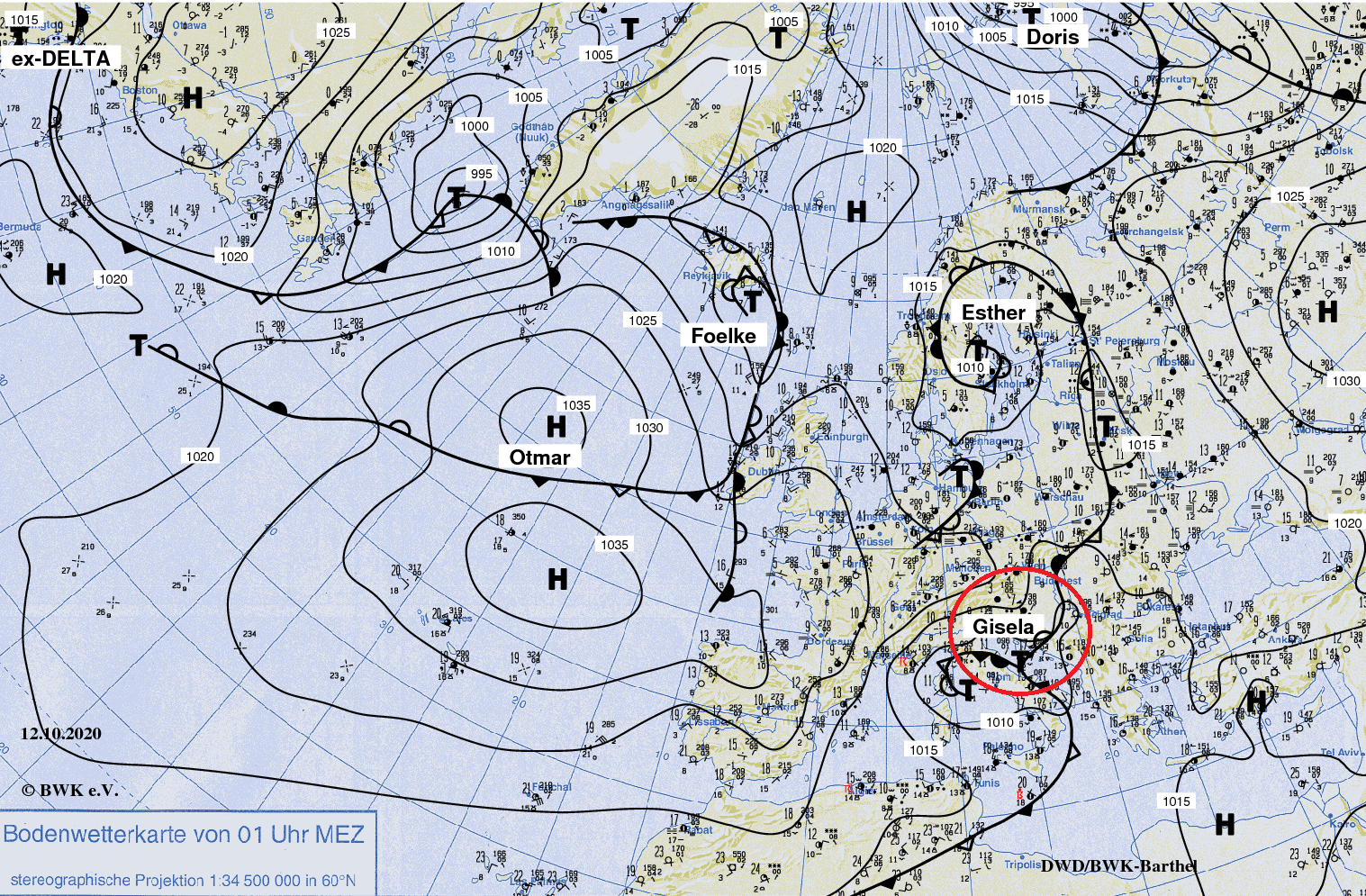 Hohe Regenmengen durch Vb-Wetterlage und Tief Gisela - MeteoIQ